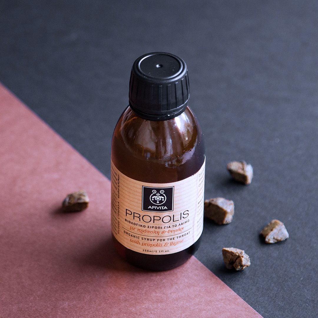 Organic Syrup for the Throat - Food supplement 10-10-60-269 | APIVITA